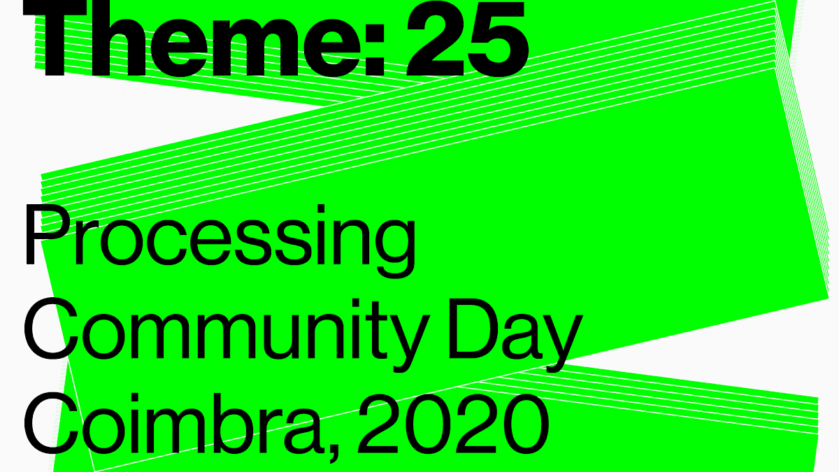 Processing Community Day @ Coimbra