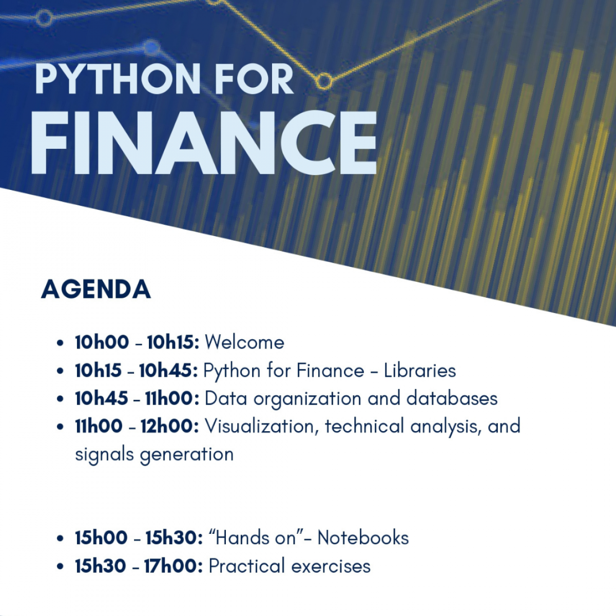 Workshop on Python for Finance